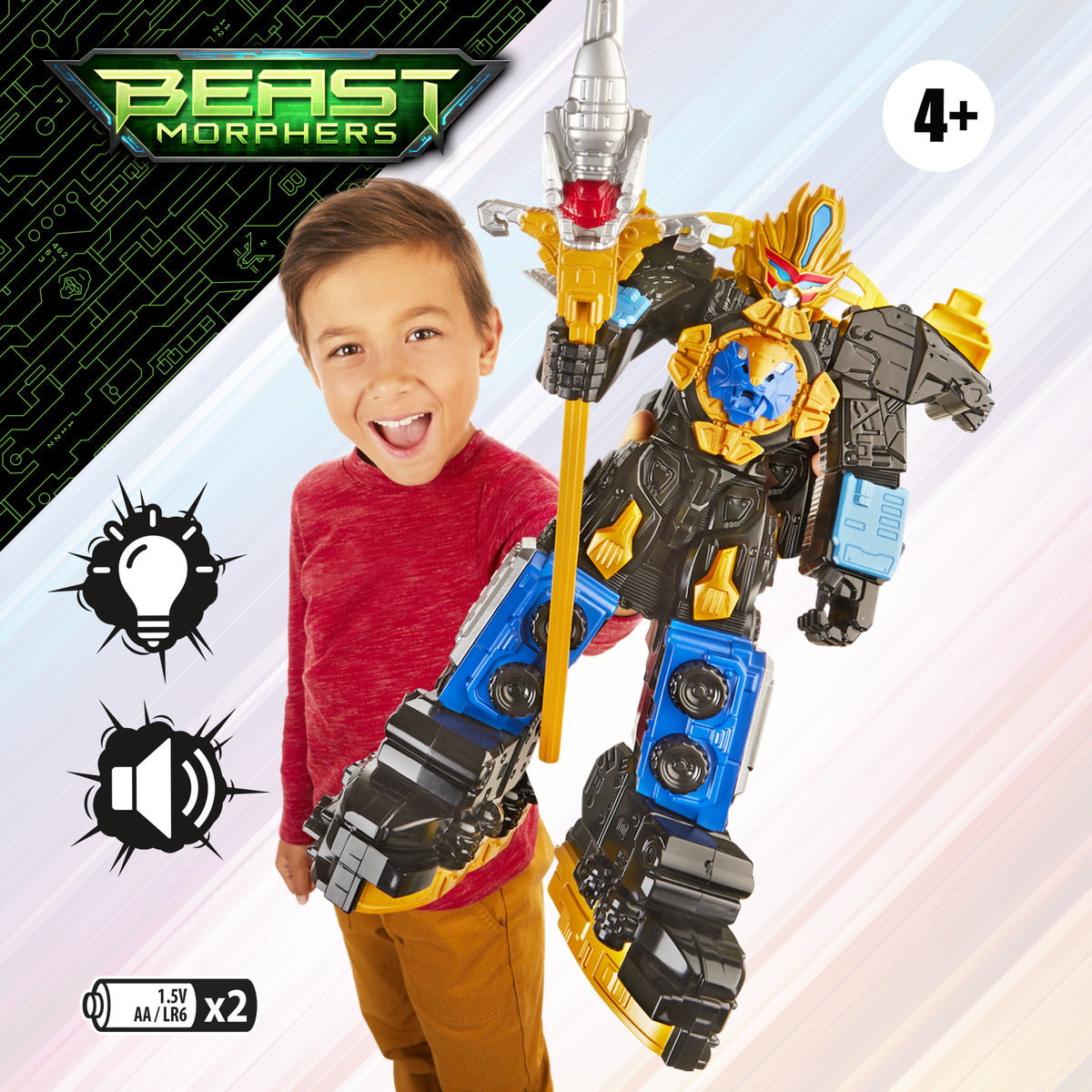 Power Rangers Beast Morphers Beast-X King Ultrazord Action Figure, Acc ...